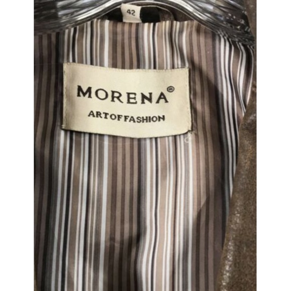 morena | Jackets & Coats | Morena Art Of Fashion Vintage Brown ...